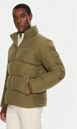 Tommy Hilfiger Daunenjacke MW0MW36666 Khakifarben Regular Fit