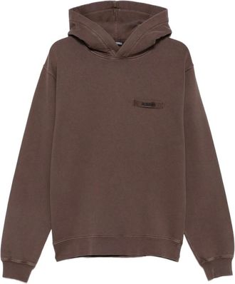 Jacquemus Grosgrain Hoodie - - Sweatshirts & Hoodies - Herren - Braun - M