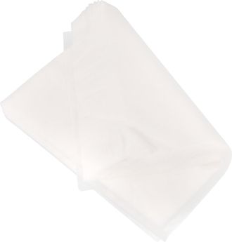 PartyKindom Einweg Gesichtsauflagen 100 St&uuml;ck F&uuml;r Massageliege Atmungsaktive Vlies Gesichtsschoner Mit Nasenschlitz Wei&szlig; Atmungsaktiv Und Antistatisch Gesichtssch