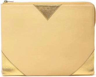Celine Pre-owned Vintage Clutch - Femme - Pre-owned - Beige - Taille: ONE Size