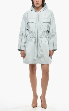 Stella McCartney Parka KAYLAH aus leichtem Baumwollstoff mit Kapuze Stella McCartney