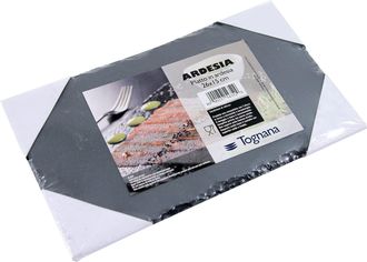 Tognana Porcellane R392030ARDE Servier-Platte (Stein, grau, rechteckig, Schiefer)