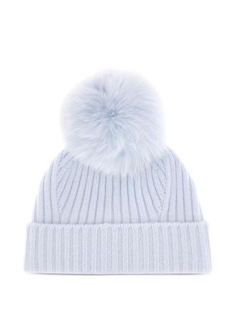 VANISÉ bonnet en maille côtelée - Bleu