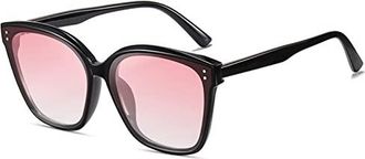 Generic Lunettes de soleil tendance à grand cadre pour hommes et femmes vacances en plein air plage conduite (couleur : B, taille : moyen) 2026
