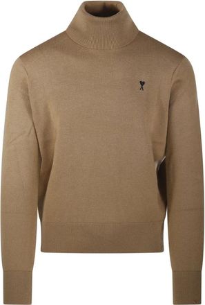 Ami Homme, Pulls, Beige, Taille: L ADC Turtle Neck Sweater