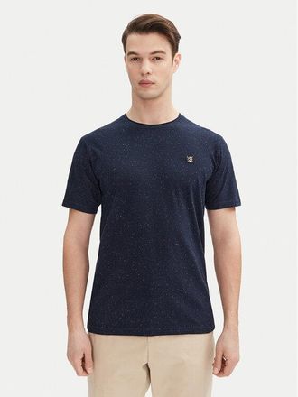 Indicode T-Shirt Carlsin 41-121 Dunkelblau Regular Fit