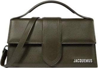 Jacquemus Femme, Sacs, Vert, Taille: ONE Size Sac Bandoulière en Cuir Kaki Foncé
