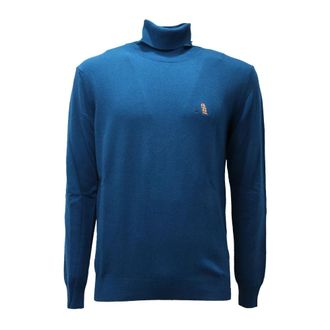 Aquascutum Rollkragenpullover - - Knitwear - Herren - Blau - M