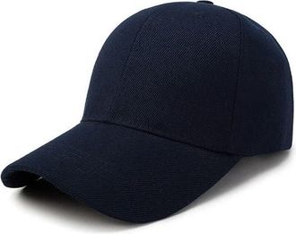 21Fashion Casquettes de baseball unies pour homme - Casquettes de baseball unisexes pour lété - Casquettes de sport, bleu marine, taille unique