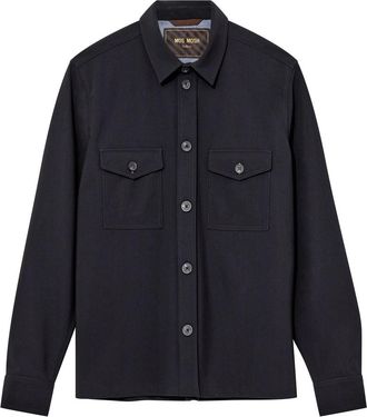 Mos Mosh Overshirt mit Brusttaschen und Stretch in