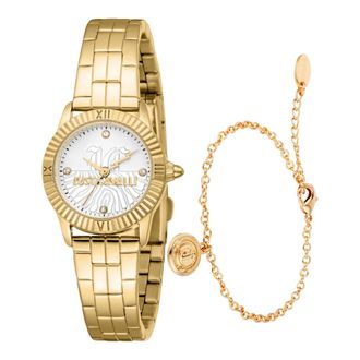 Just Cavalli Montre Mini Raffinata - Femme - Accessoires - Jaune - Taille: ONE Size