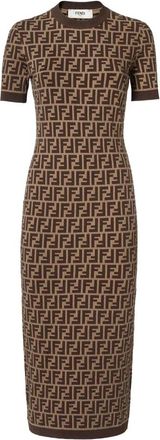 Fendi Damen, Kleider, Braun, 2XSGr&ouml;&szlig;e