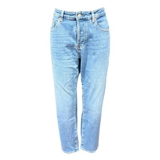 AG - Adriano Goldschmied High-Waist Jeans mit Knopfleiste - - Jeans - Damen - Blau - W26