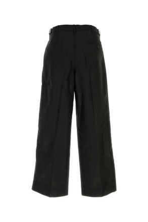 Christophe Lemaire Wool Viscose Mohair Trousers - Black