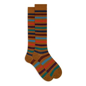 Gallo Gallo, Homme, Sous-vêtements, Multicolore, Taille: M Chaussettes longues et ultra-légères en coton pour hommes fabriquées en Italie