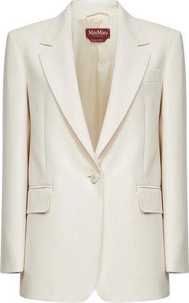 Max Mara Femme, Vestes, Beige, Taille: 40 FR Bosco Blazer