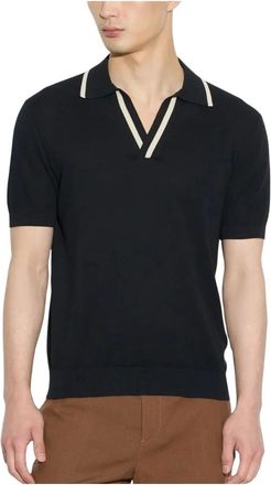 Paolo Pecora Homme, Pulls, Noir, Taille: XL Maglia a polo