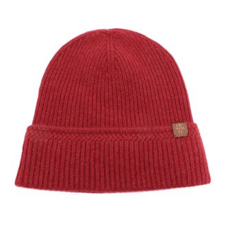 Eleventy Gerippte Beanie - - Accessories - Herren - Rot - ONE SIZE