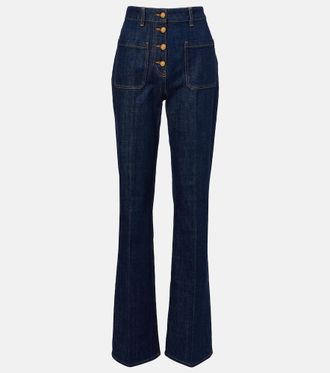 Valentino High-Rise Flared Jeans