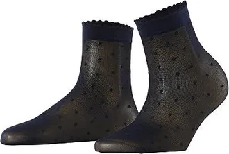 Falke Femme Dot 15 Den W So Transparentes Fantaisie Chaussettes, Bleu Marine 6179, 39-42 EU