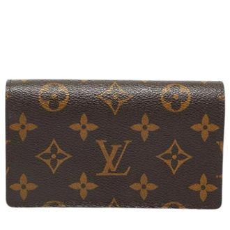 Louis Vuitton Portefeuille en toile enduite Pre-owned - Femme - Pre-owned - Brun - Taille: ONE Size