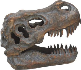 Nemesis Now Figur Tyrannosaurus Rex Totenkopf, freistehend, 18,5 cm, Grau