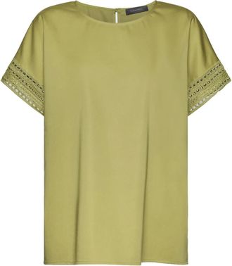 Elena Miro Femme, Blouses et Chemises, Vert, Taille: 38 FR 0A5 Blusa