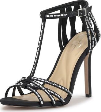 Jessica Simpson Femme Jivira Sandale &agrave; Talon, Noir, 39 EU