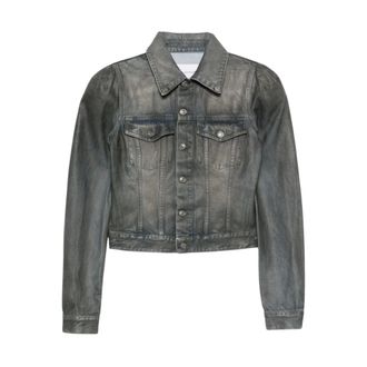 7 For All Mankind Damen, Jacken, Grau, MGr&ouml;&szlig;e