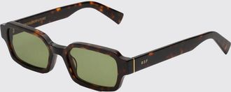 Retro Superfuture Lunettes de soleil Carino rectangulaires en ac&eacute;tate &eacute;caille de tortue