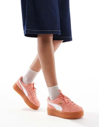 Puma Palermo Eleveta - Baskets - Rose corail