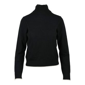 Seventy Femme, Pulls, Noir, Taille: 38 FR Sottogiacca Col Roul&eacute;