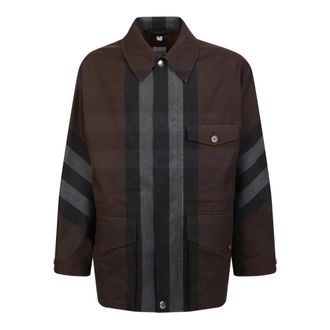 Burberry Braune Jacke f&uuml;r M&auml;nner Ss23 - - Jackets - Herren - Braun - L