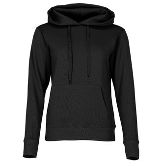 Fruit Of The Loom Ladies Classic Kapuzen-Sweat + GRATIS MyShirt Stoffbeutel, Farbe:schwarz + GRATIS MyShirt Stoffbeutel, Gr&ouml;&szlig;e:2XL