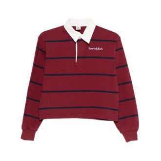 Sporty & Rich Femme, Tops, Rouge, Taille: 40 FR Polo Chemises