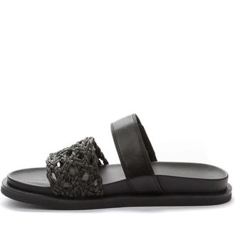 Keddo Schwarze Offene Hausschuhe f&uuml;r Frauen - - Shoes - Damen - Schwarzk - 38 EU