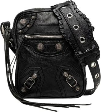 Balenciaga Sac bandouli&egrave;re Le Cagole Pre-owned - Femme - Pre-owned - Noir - Taille: ONE Size