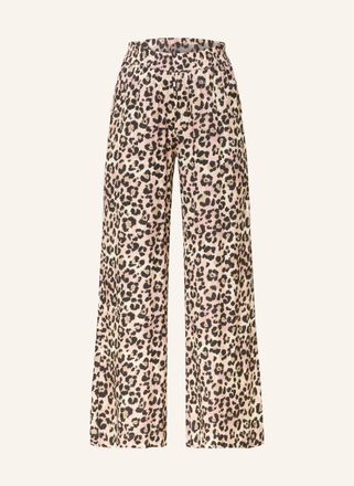 Lilienfels Lilienfels Marlenehose Aus Satin braun