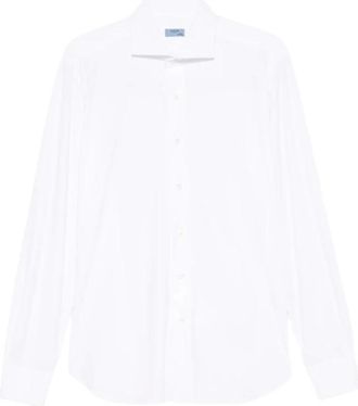 Barba Chemise &agrave; manches longues boutonn&eacute;e - Homme - Chemises - Blanc - Taille: XL