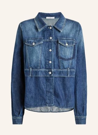 High High Jeansbluse Majorette blau
