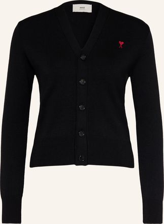 Ami Ami Paris Strickjacke Aus Merinowolle schwarz