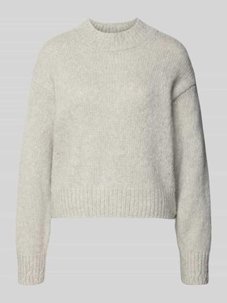 Marc Cain Pullover aus Wolle Alpaka mit Rippb&uuml;ndchen