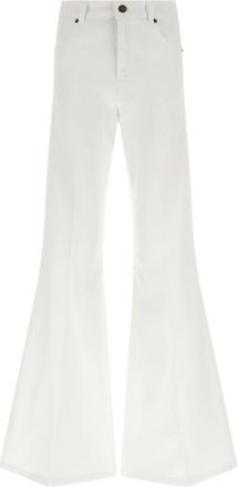 Twinset Femme, Jeans, Blanc, Taille: W24 Bull Flared Jeans