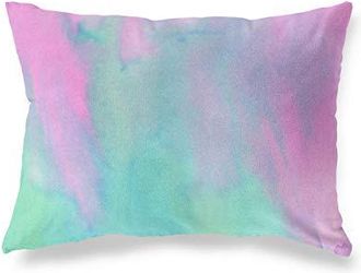 Bonamaison Le Jardin du Lin Kissen Zierkissenbezug Aquarell Thema Kissenbezug, Weich Bequem, Für Zuhause Autos Büro Sofa Wohnzimmer Couch Schlafzimmer Dekor, 35x