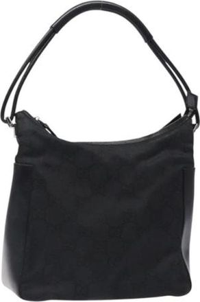 Gucci Pre-owned Nylon sacs-gucci - Femme - Pre-owned - Noir - Taille: ONE Size
