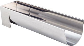 De Buyer de Buyer - Runde Rinnenform mit 2 abnehmbaren Enden - 30 x 8 x 6,5 cm - 3206.30, Grau