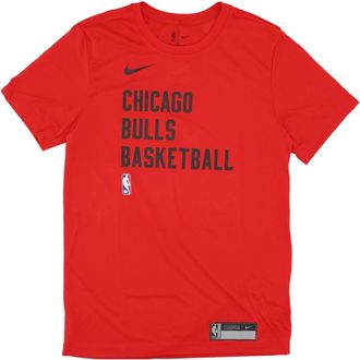 Nike Chicago Bulls Basketball T-Shirt - - Sport - Herren - Rot - L