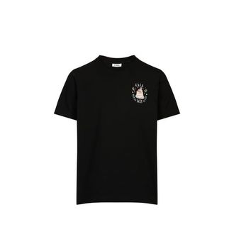 Casablanca T-shirt col rond &agrave; imprim&eacute; dos en coton