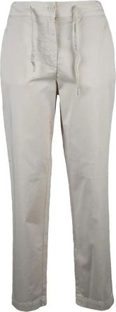 Eleventy Femme, Pantalons, Beige, Taille: 38 FR Pantalon Chino