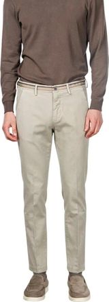 Mason's Pantalon Chino Hiver Turin - Homme - Pantalons - Beige - Taille: M